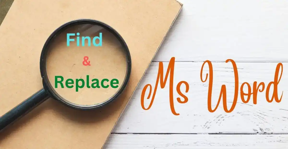 Magical Feature Find And Replace In MS Word Hindireadings