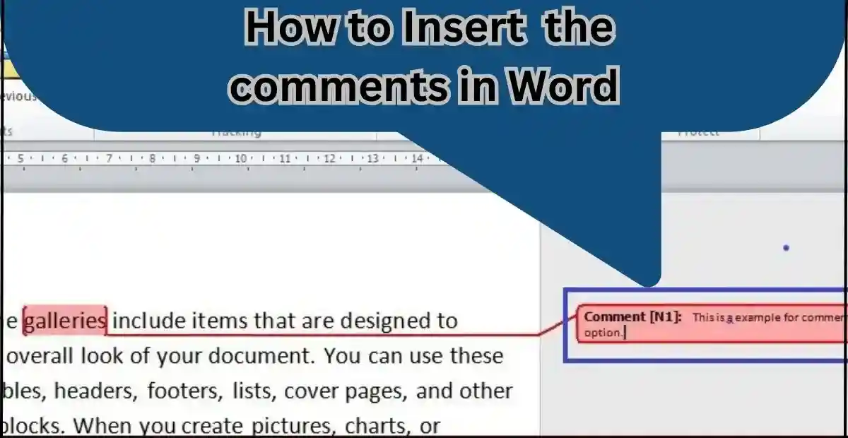 How To Insert|Remove Comments In Word Very Easily How To Insert|Remove Comments In Word Very Easily